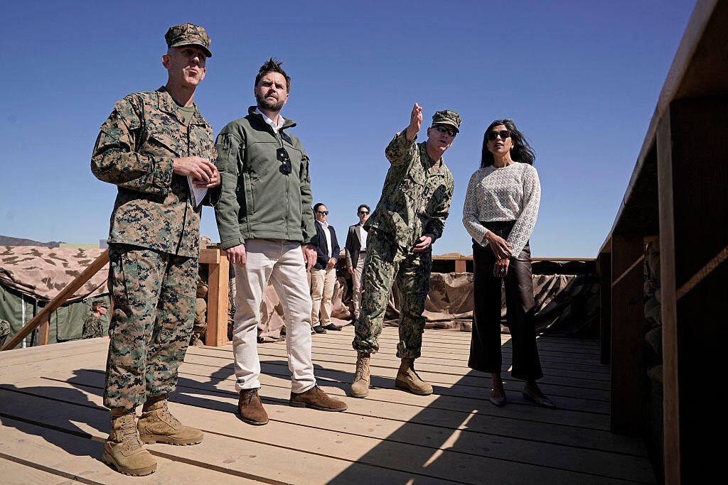 Major SoCal freeway closes for military live-fire event attended by Vance