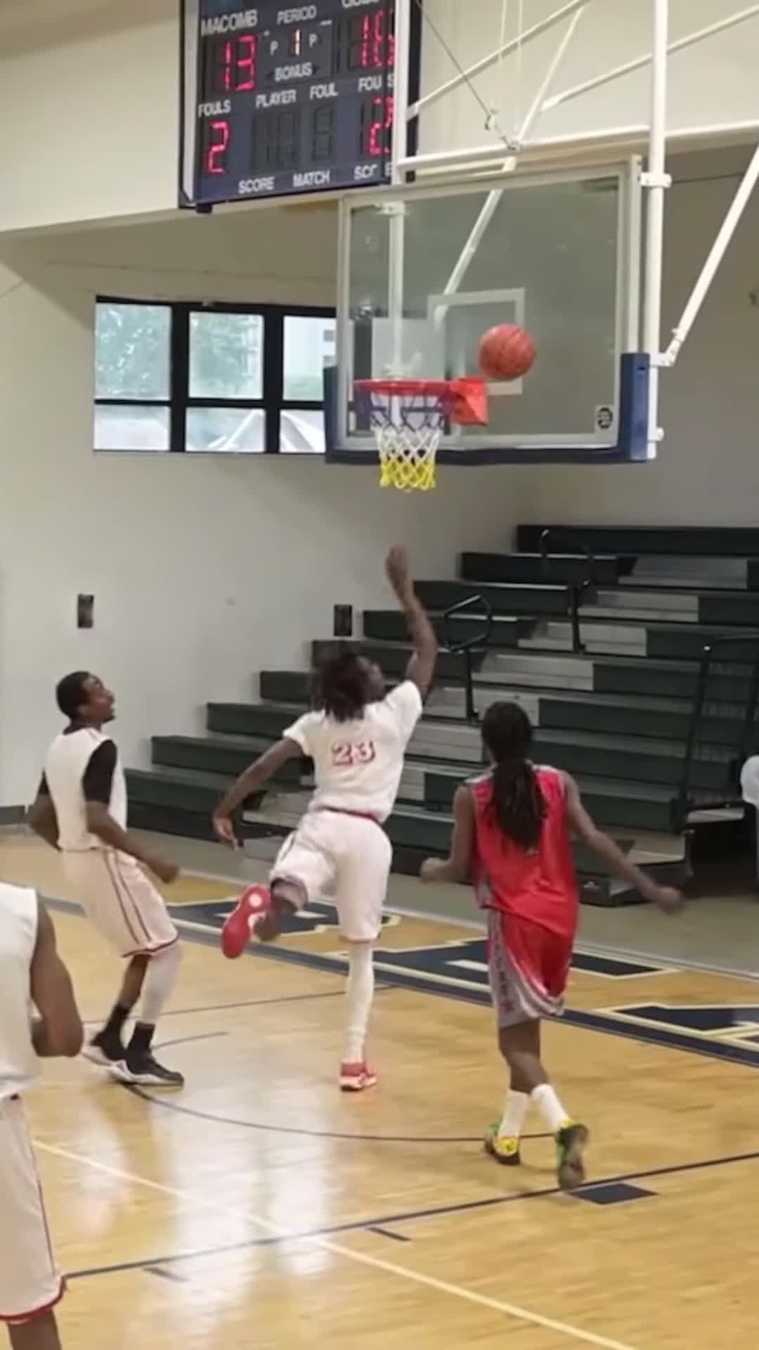 Compilation of basketball player making different shots!