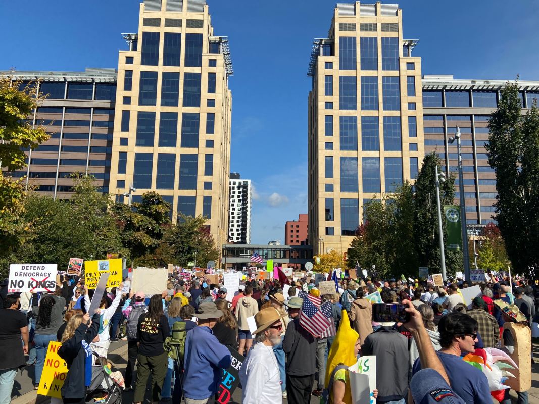 Thousands take part in 'No Kings' protests across Minnesota