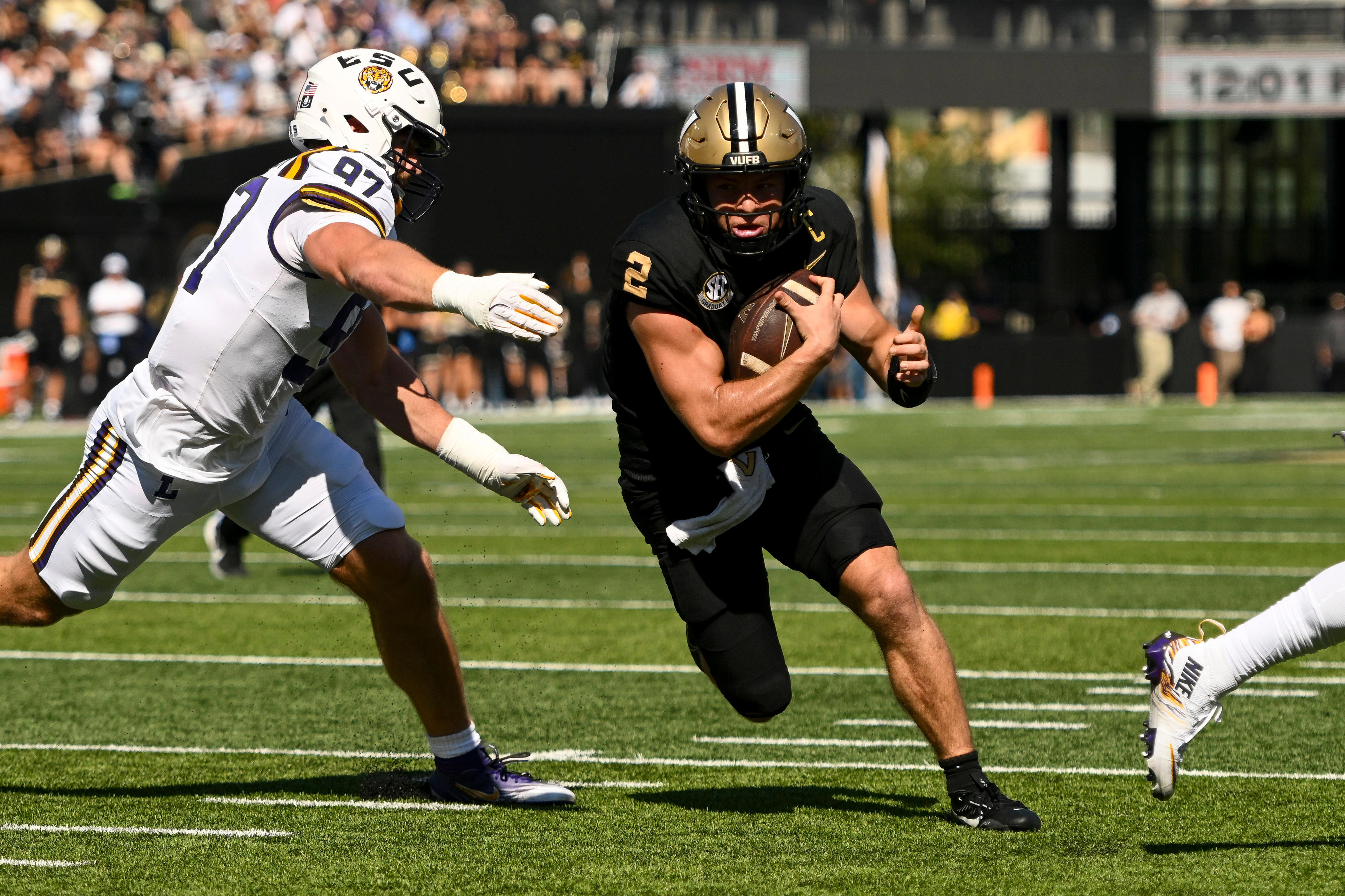 Don't call it an upset as Vanderbilt football rolls through top 10 LSU ...