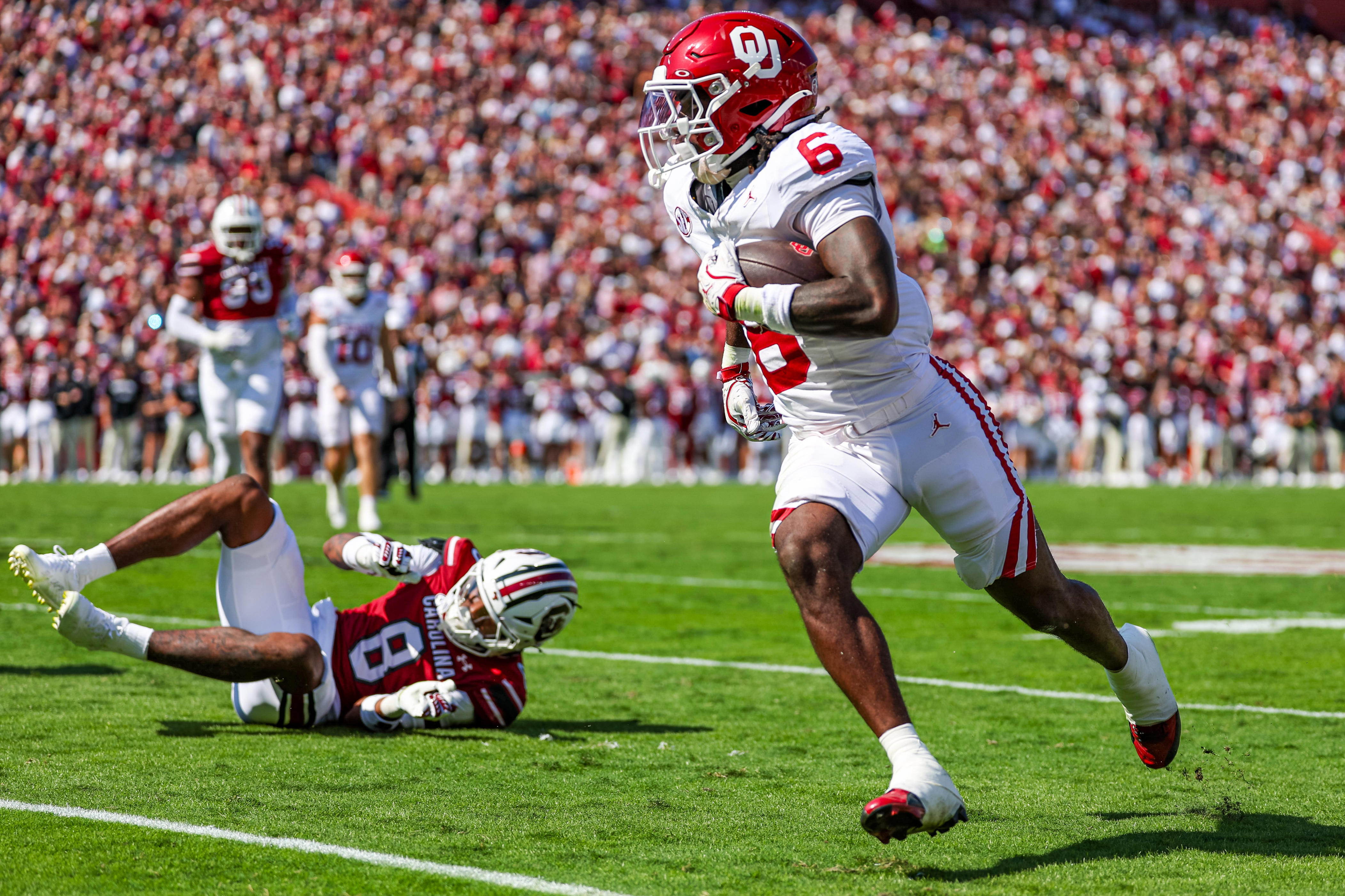 OU football vs South Carolina highlights: John Mateer, Sooners' defense ...