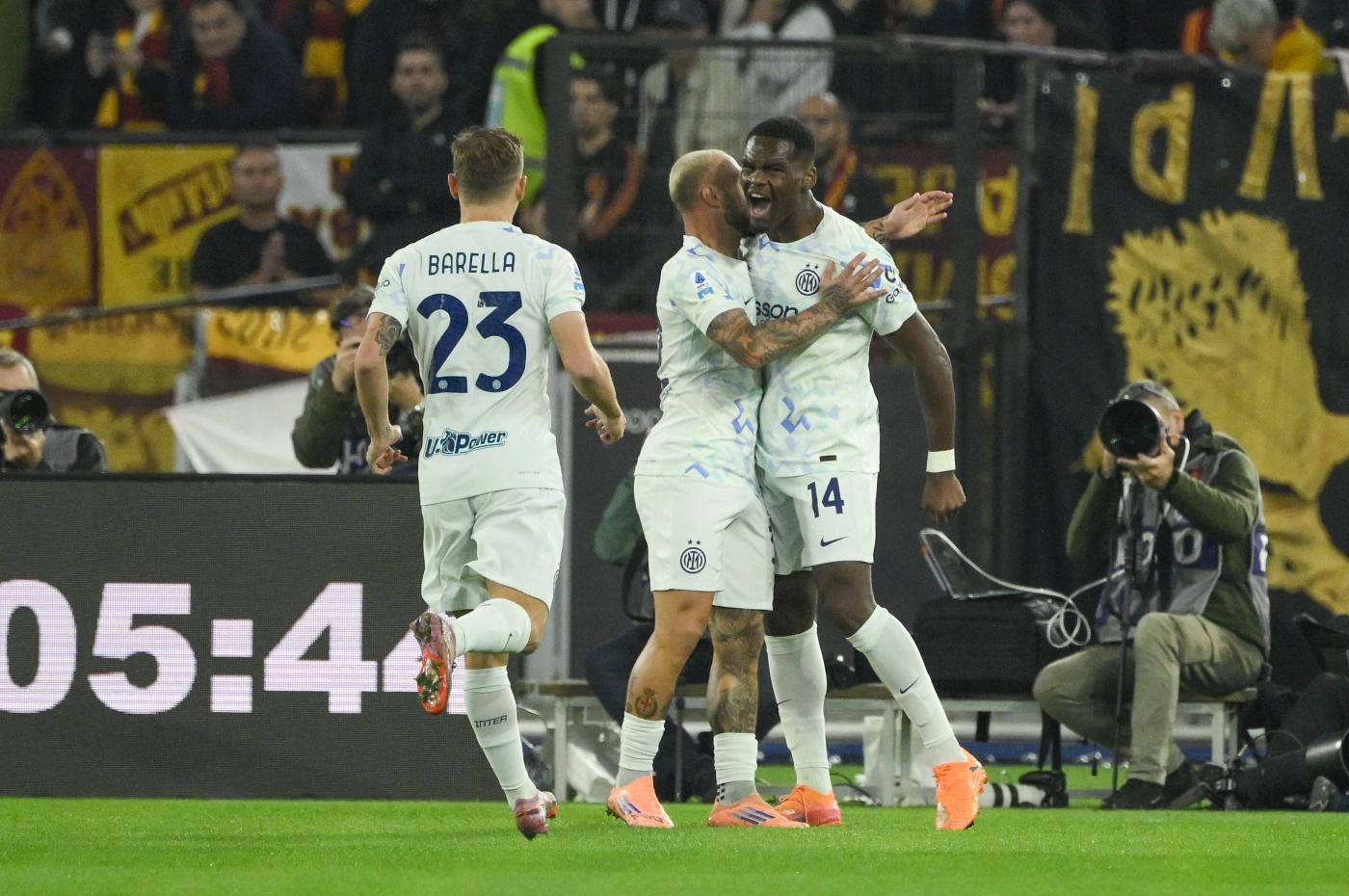 Roma-Inter 0-1, decisivo il gol di Bonny