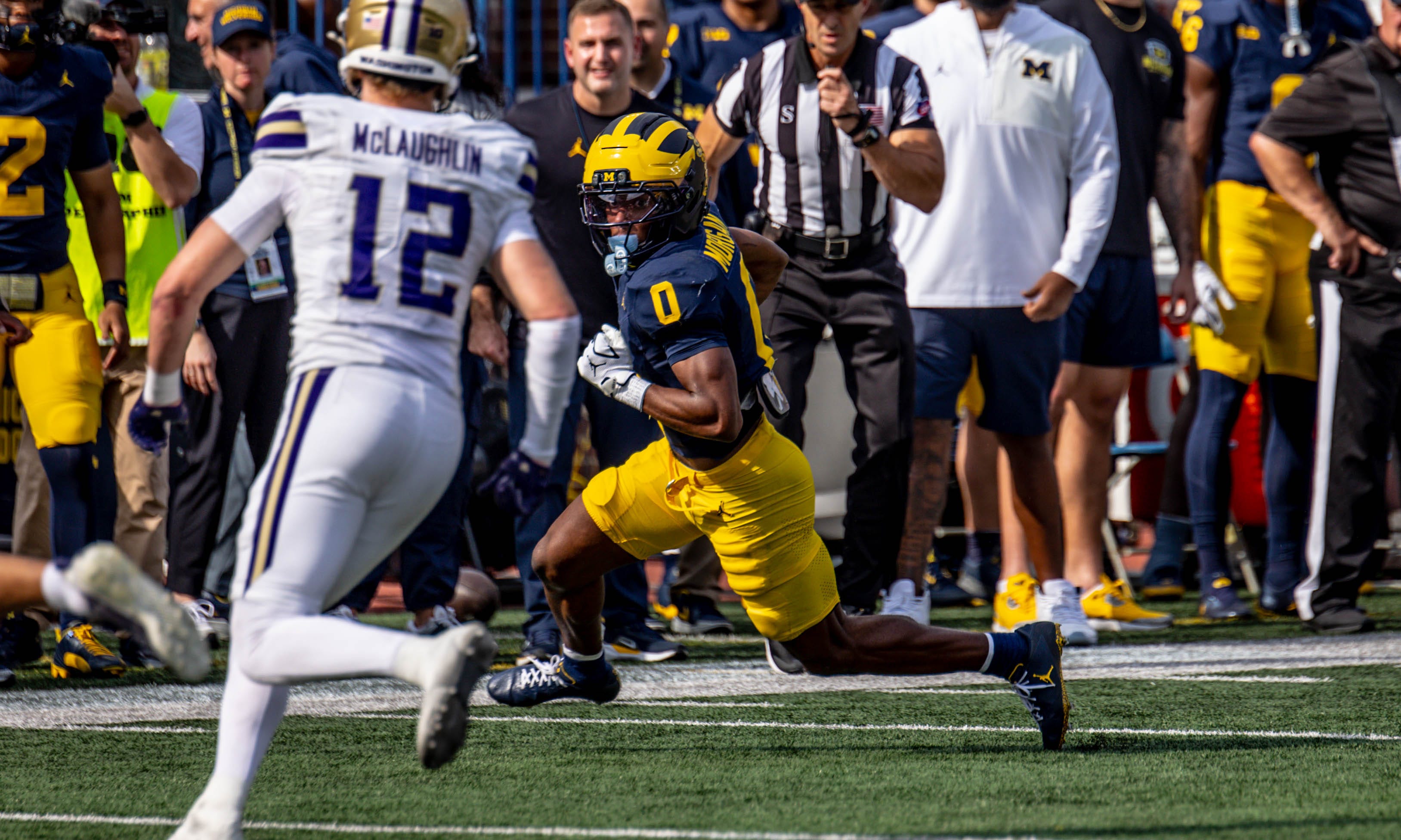 Sherrone Moore confirms Andrew Marsh will replace Semaj Morgan as ...