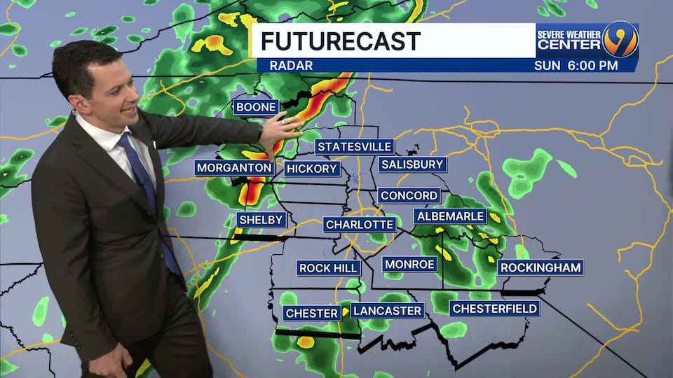 Saturday night's forecast with Meteorologist Joe Puma