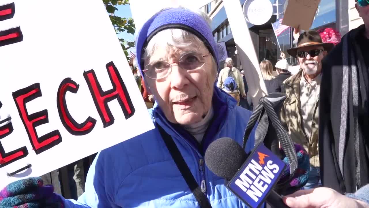 Thousands gather in Bozeman for 'No Kings' protest against Trump ...