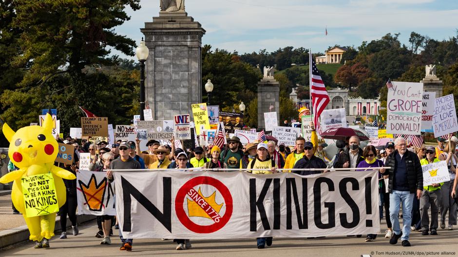 'No Kings' anti-Trump protests underway across US