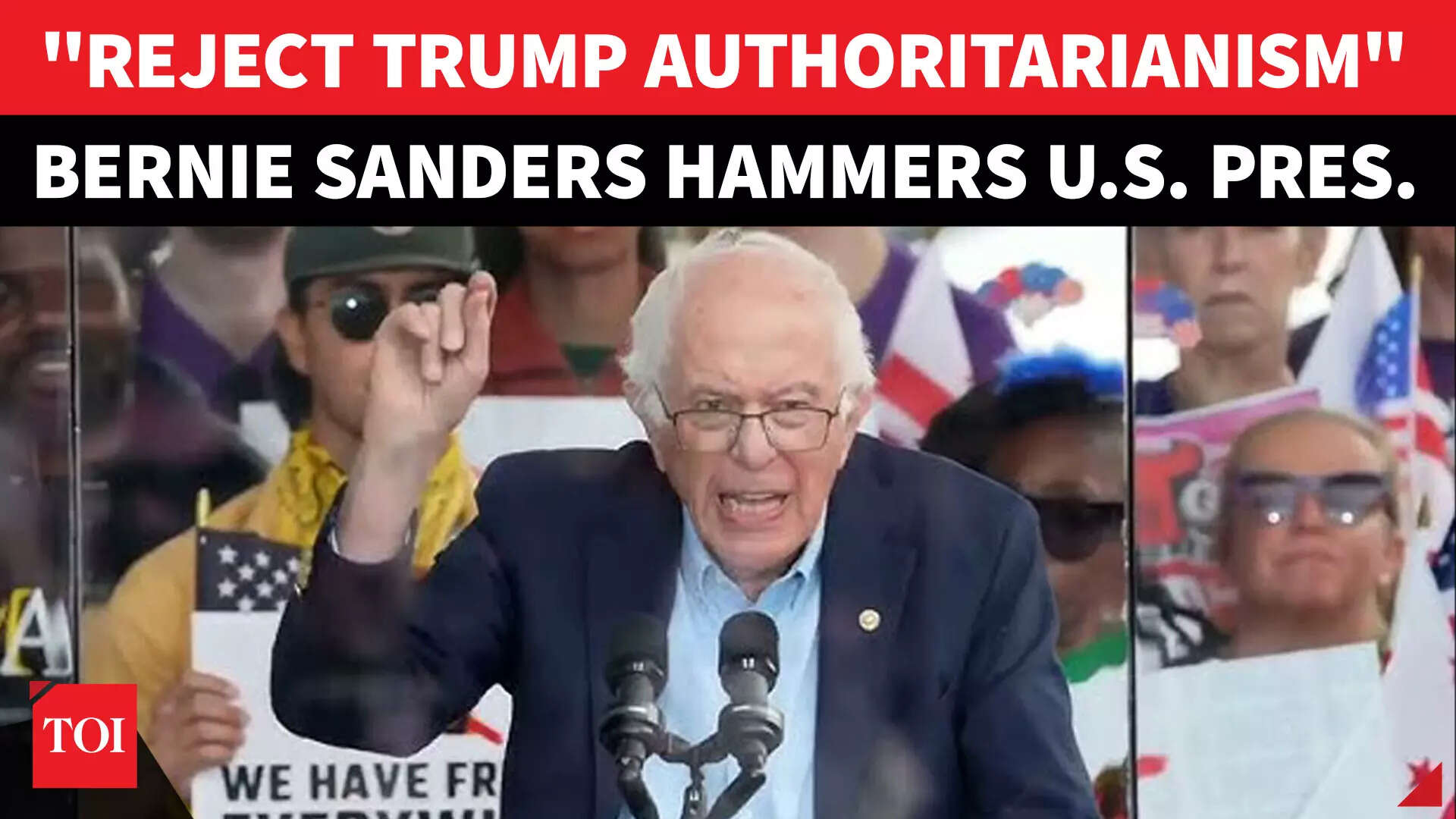 Bernie Sanders SHAKES White House With Roaring Speech Against ...