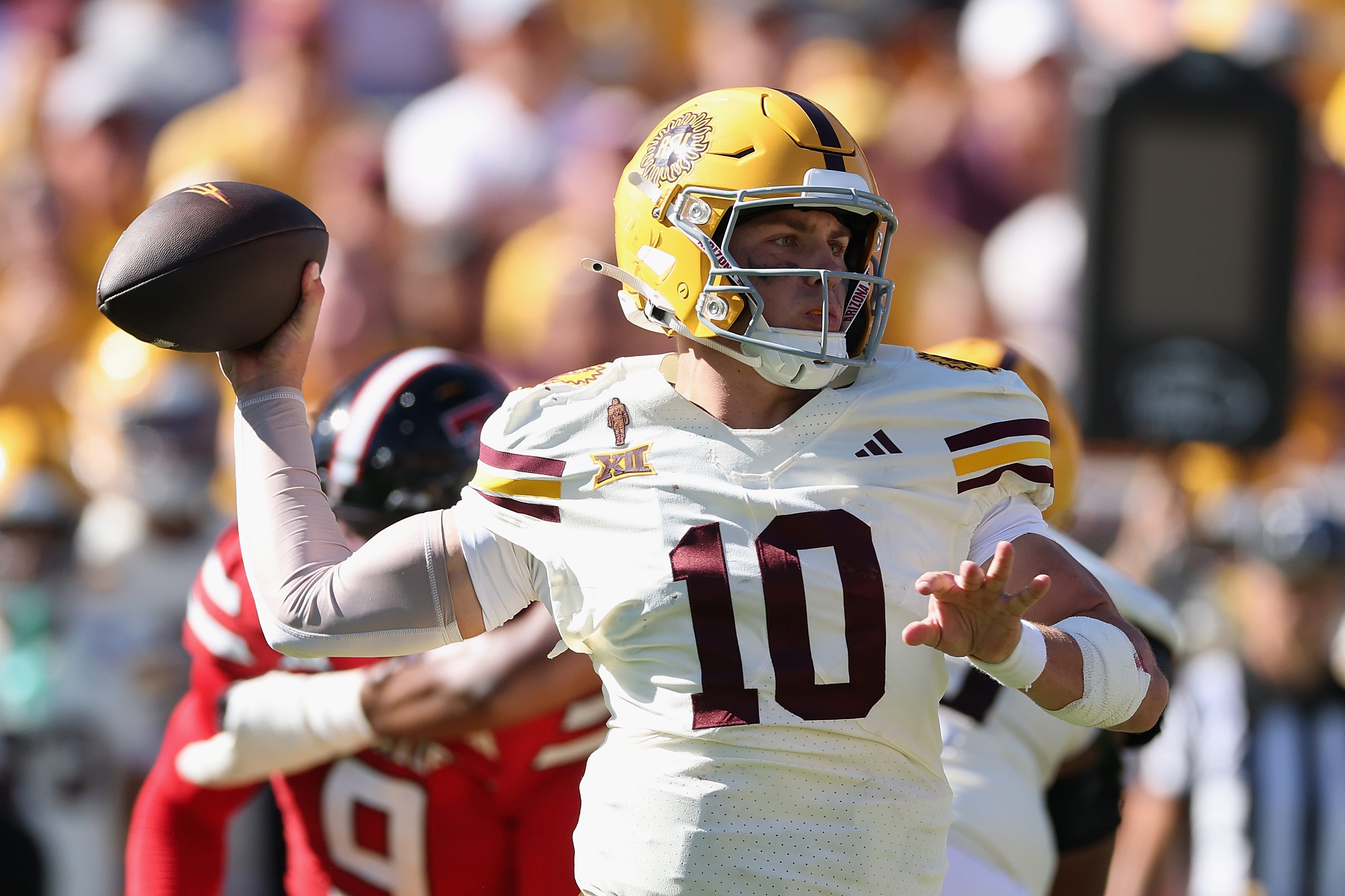 Sam Leavitt's agent denies report QB is 'doubtful' to return to Arizona ...