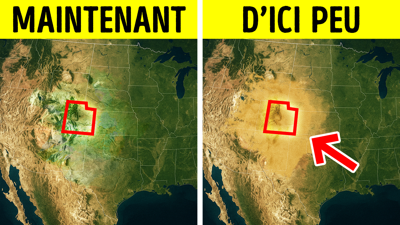 Une Partie des États-Unis est en Train de se Transformer en un Grand Désert en ce Moment Même