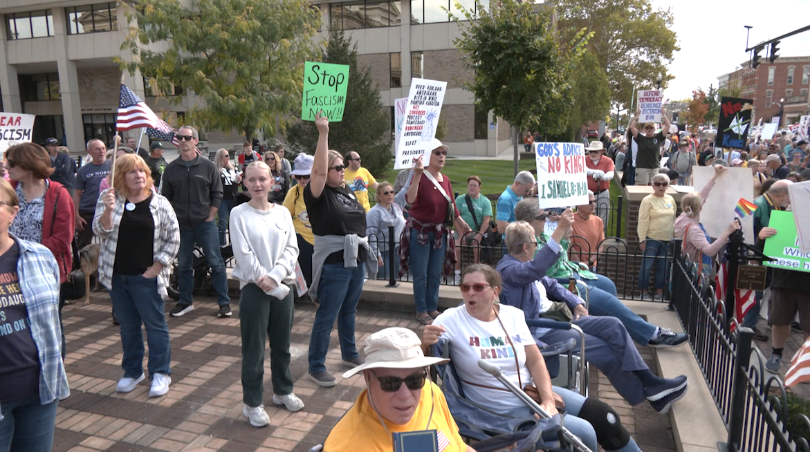 PHOTOS: No Kings protest draws thousands to downtown Dayton