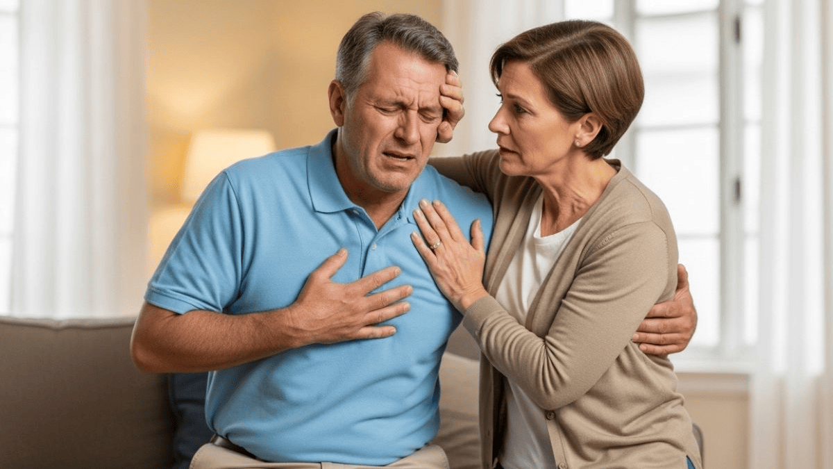 10 Signs your partner might be having a heart attack and what to do