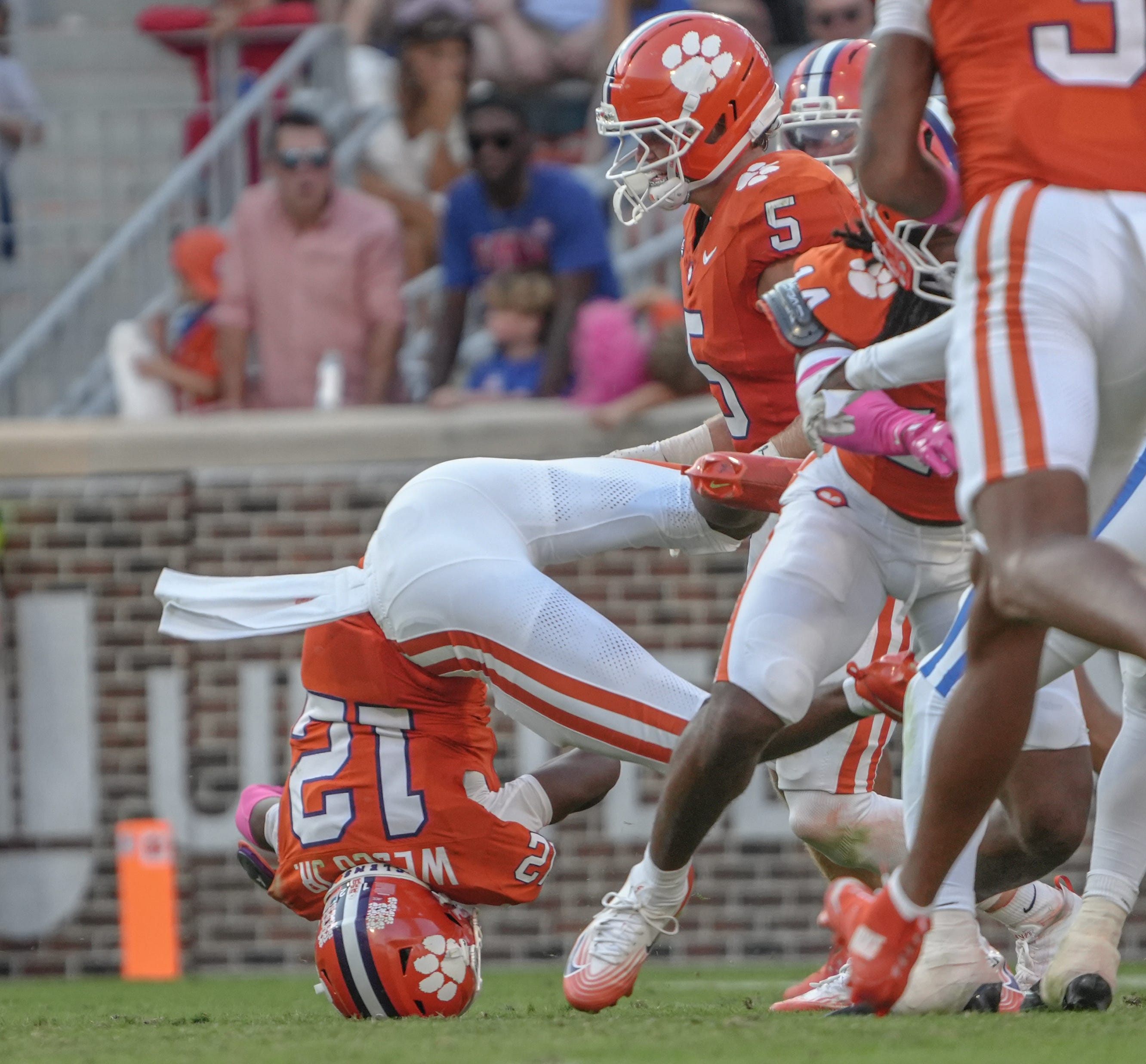 Is Bryant Wesco Jr still in hospital after injury vs SMU? Latest on ...