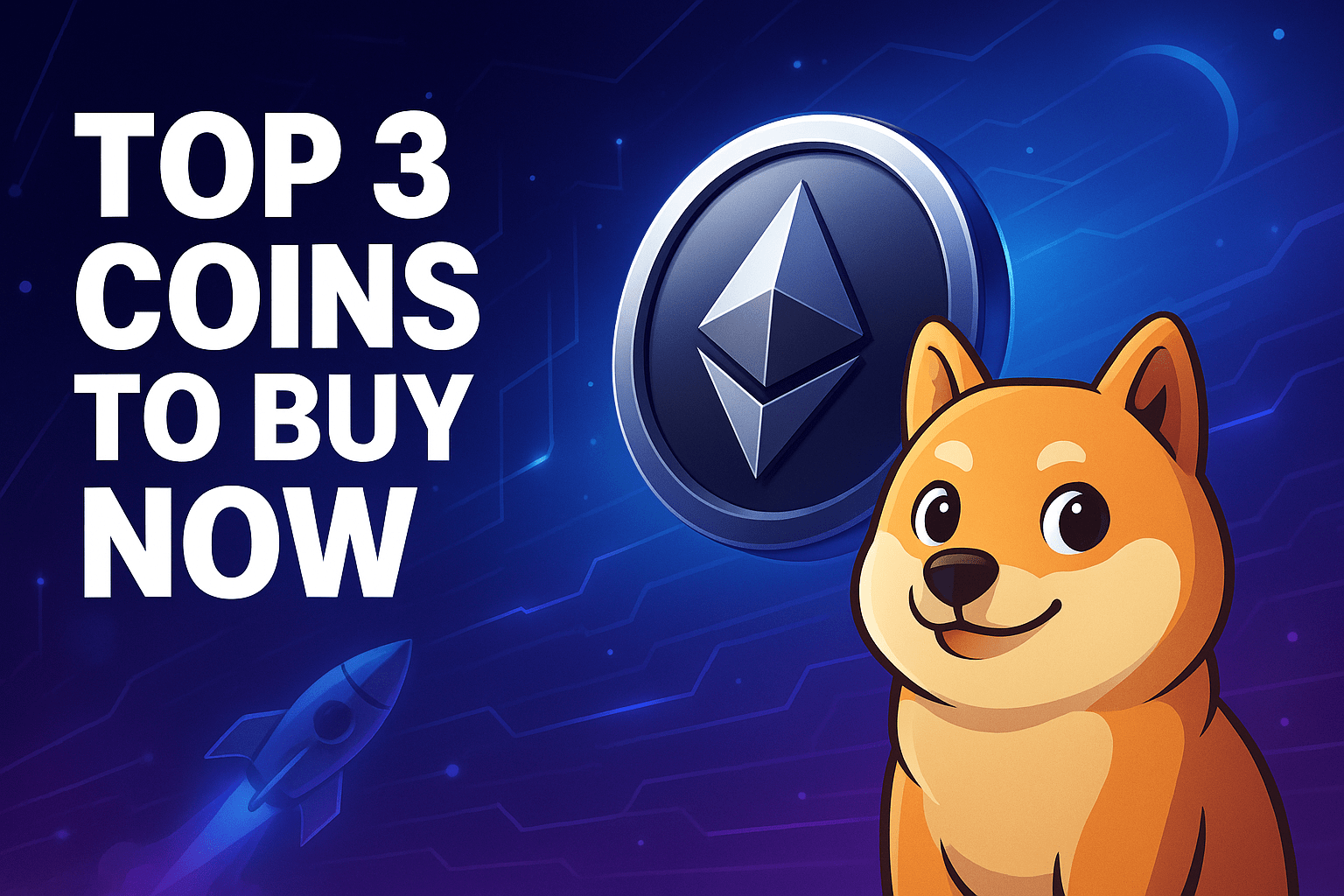 Top 3 coins to buy now for $1,000, one DeFi crypto leads the pack