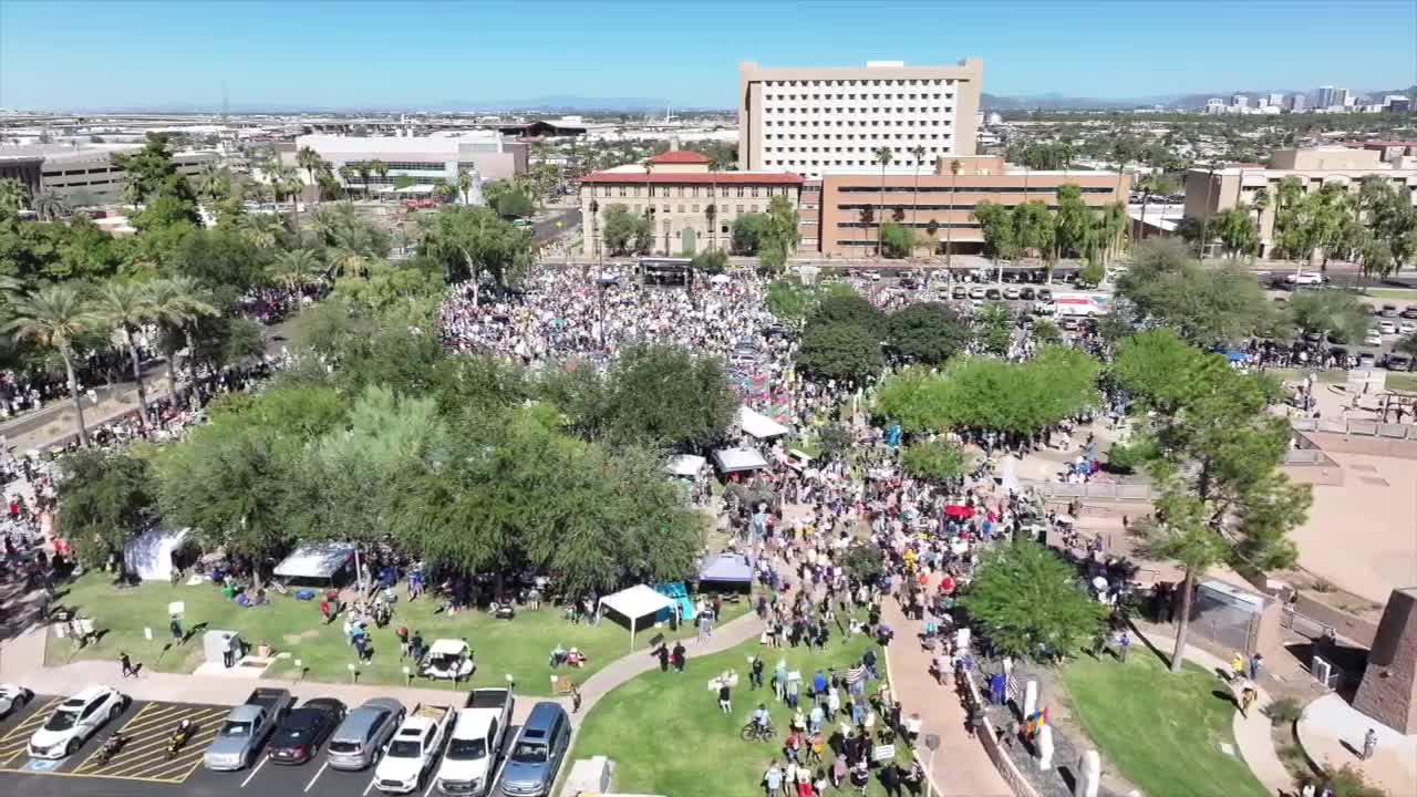 Thousands gather at AZ Capitol for 'No Kings' protest
