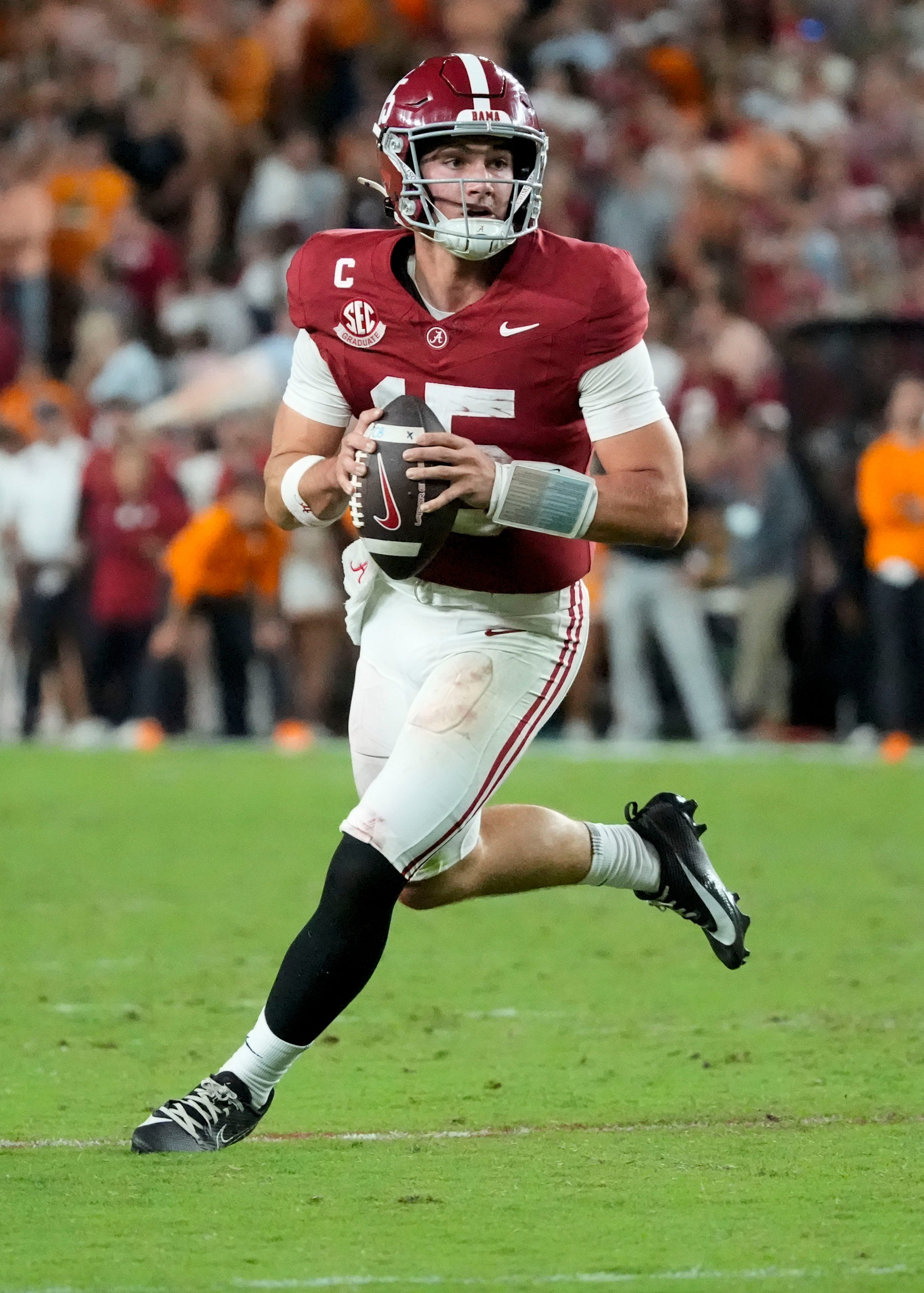 Ty Simpson's Heisman Trophy, NFL draft prospects, odds for Alabama ...