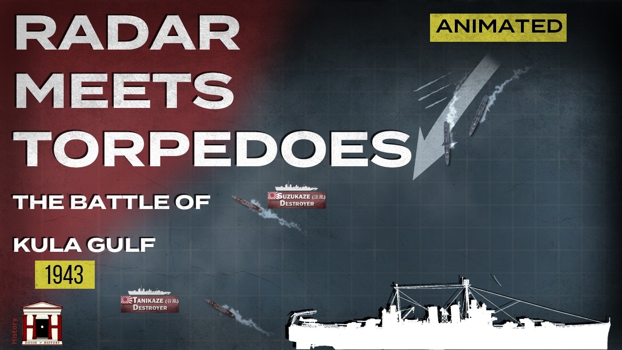 The US Navy’s ambush at Kula Gulf, 1943 - animated + one torpedo, 500 ...