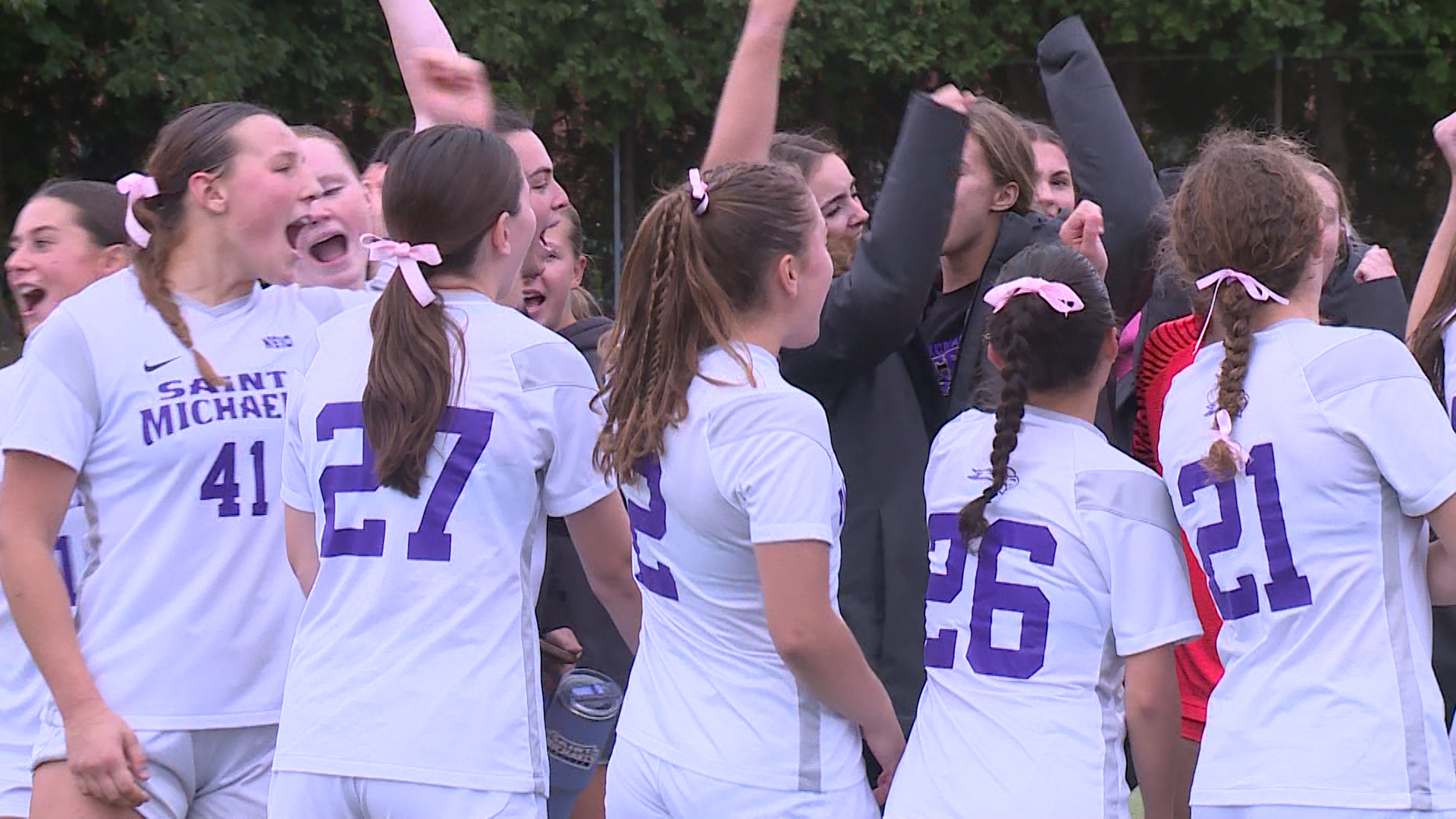 WATCH: Saint Michael's College women's soccer wins third straight game