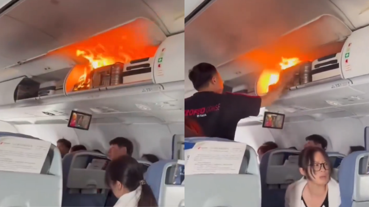 WATCH | Fire Breaks Out Inside Air China Flight After Passenger's ...