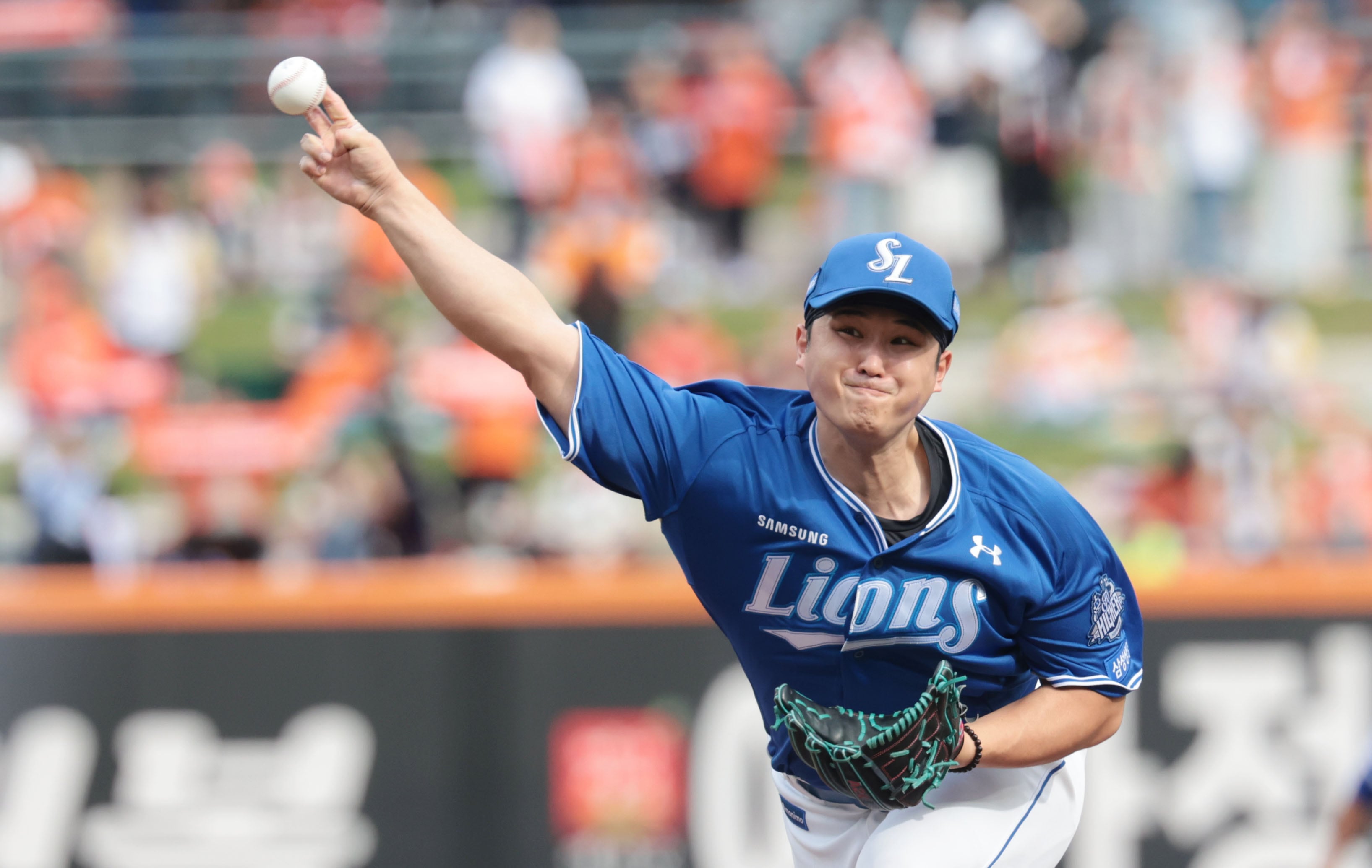 Choi Won-tae's 7-Inning, 1-Run Performance Balances Samsung Series