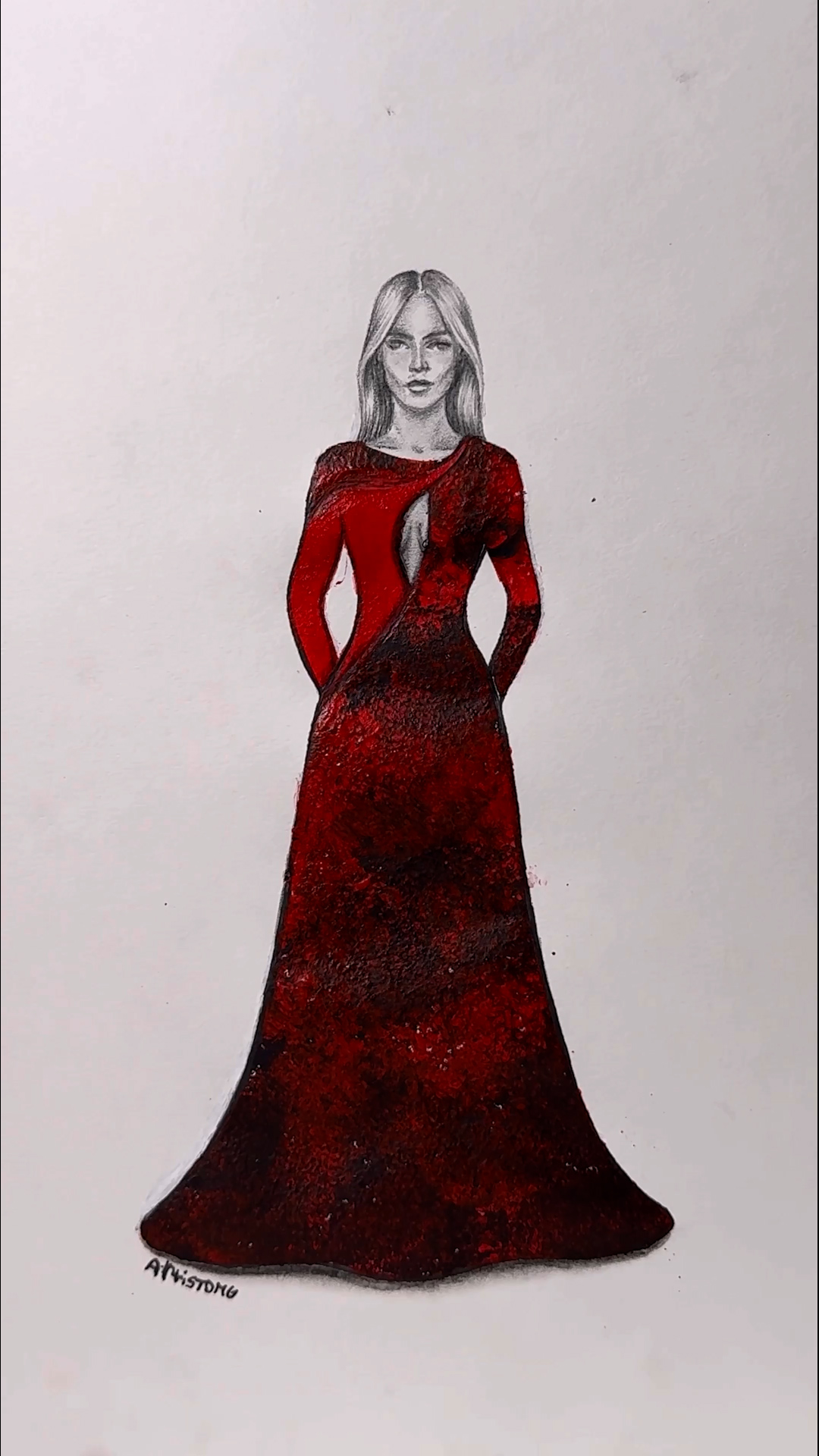 Velvet Fire Dress
