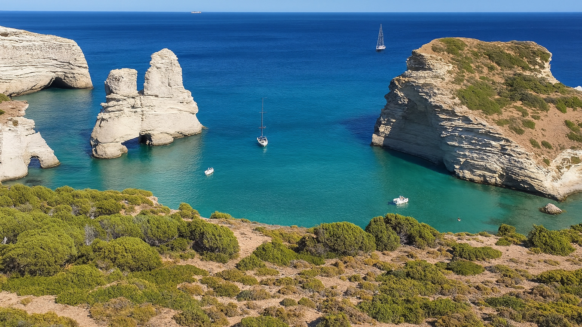 Milos Island Coastline – Greece in 4K