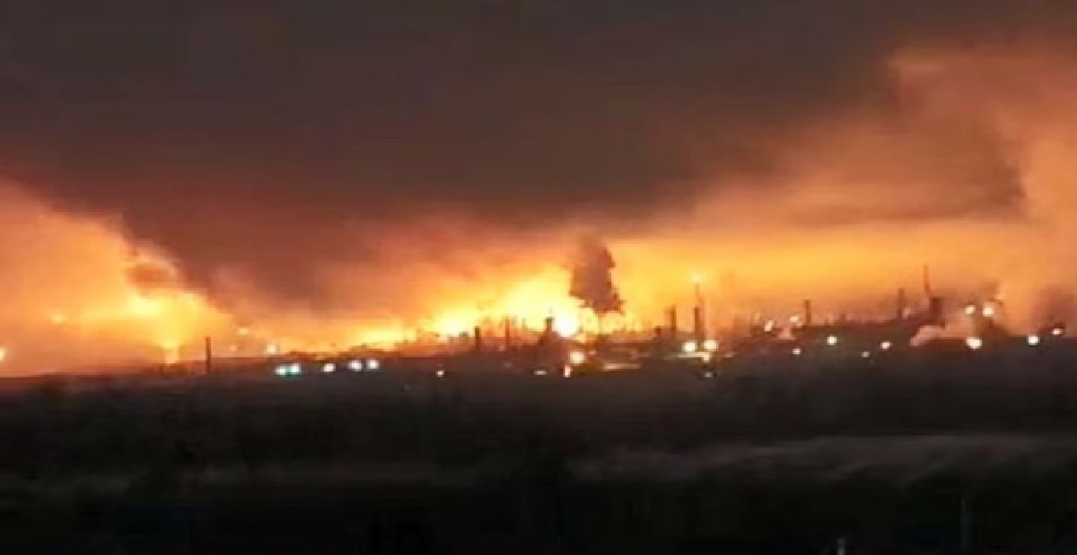Ukrainian drones strike major Russian gas plant