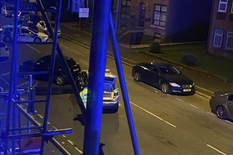 Police dog unit vehicle caught up in early morning crash with car