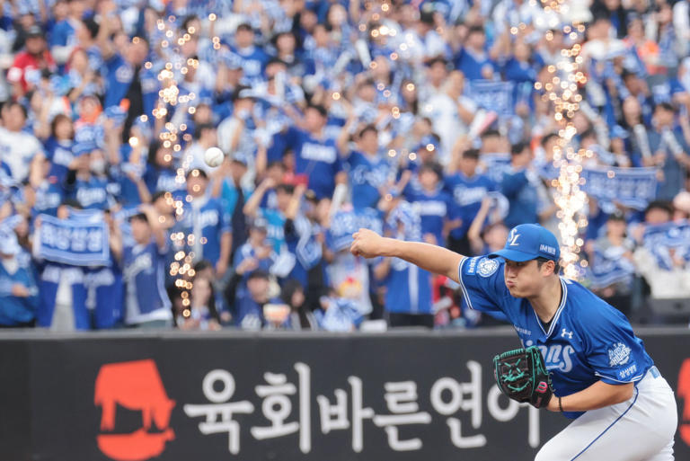 Choi Won-tae's 7-Inning, 1-Run Performance Balances Samsung Series