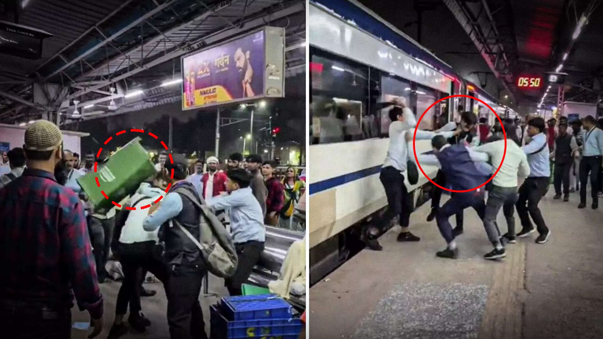 Viral Video: IRCTC Staff Fight At Delhi’s Nizamuddin Station, 4 ...