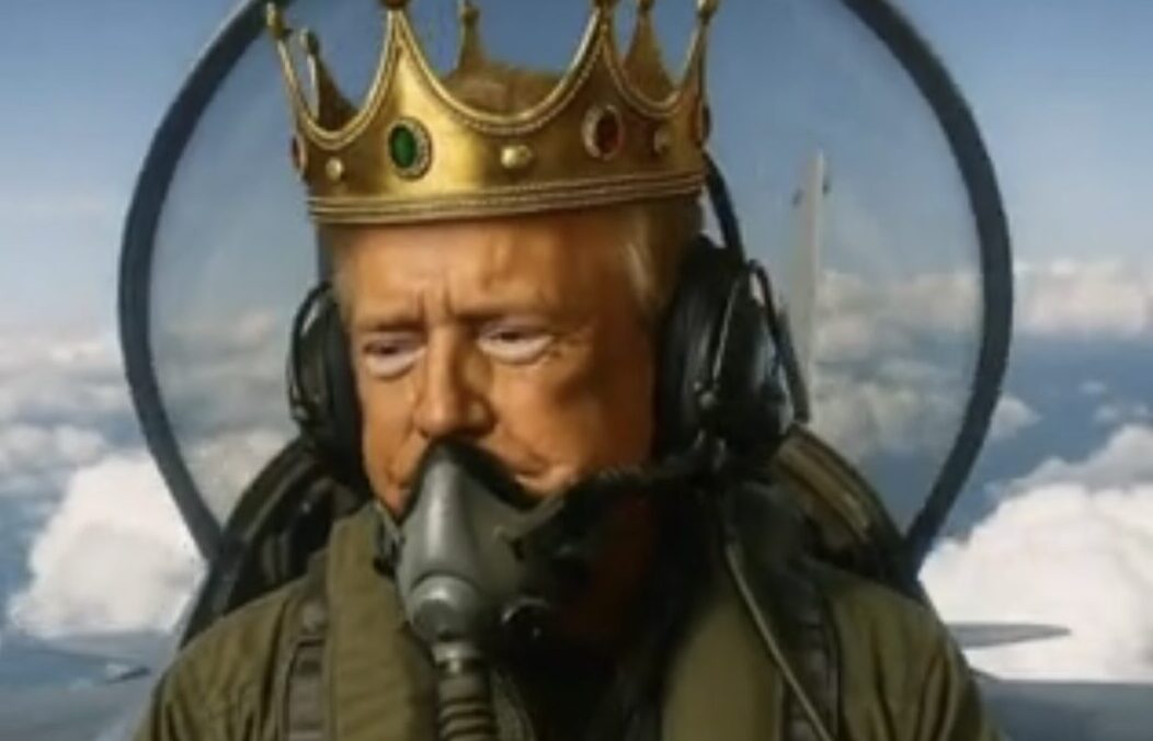 Trump Posts Bizarre AI Video in Which He Airdrops Feces On ‘No Kings ...