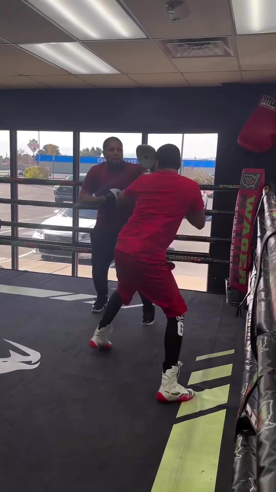 Gabriel Flores & Fernando Vargas Sr. in the lab sharpening the tools ...