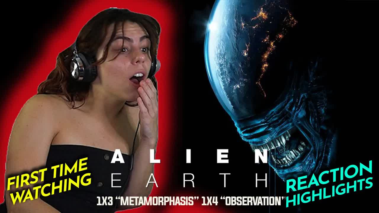 Leia continues Alien Earth 1x3 1x4 (2025) TV reaction first time watching