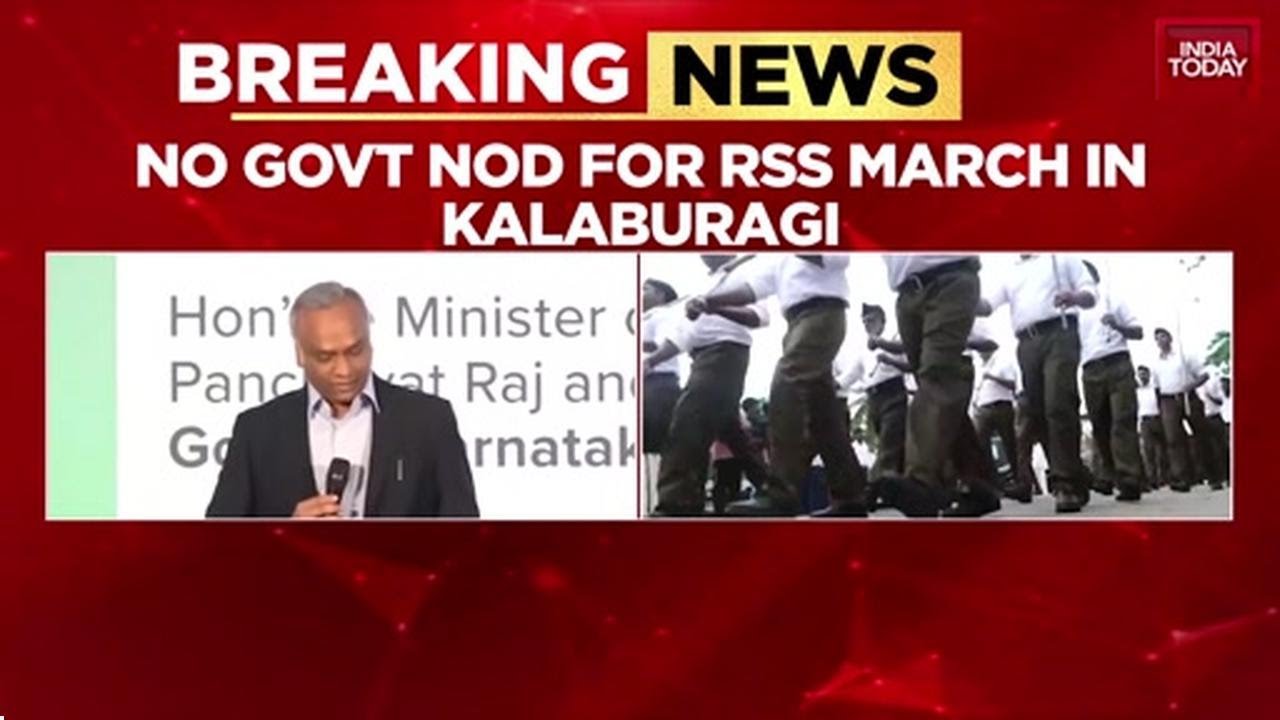 Cong-RSS War Explodes: K'taka Blocks March, Sangh Considers Legal Challenge