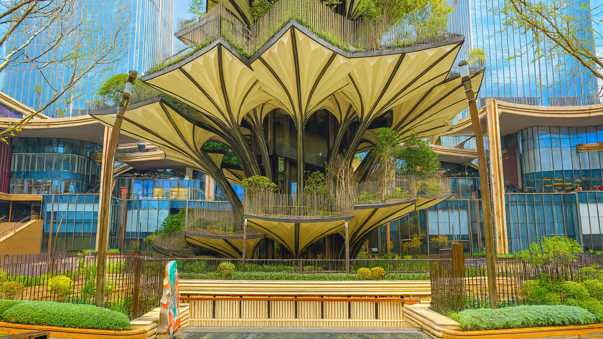 Balade dans le centre commercial Tree of Life en Chine – 4K