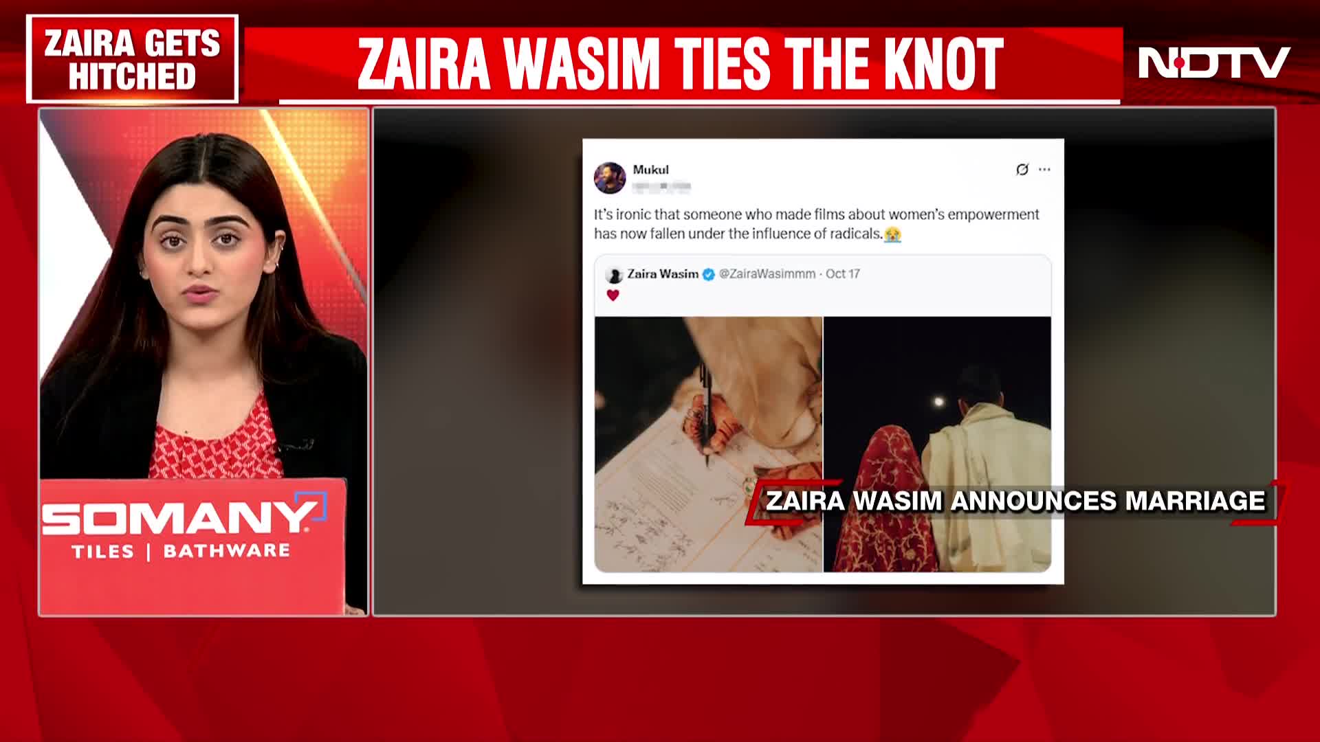 Dangal Actress Zaira Wasim Gets Married, Shares Photos From Nikaah Ceremony