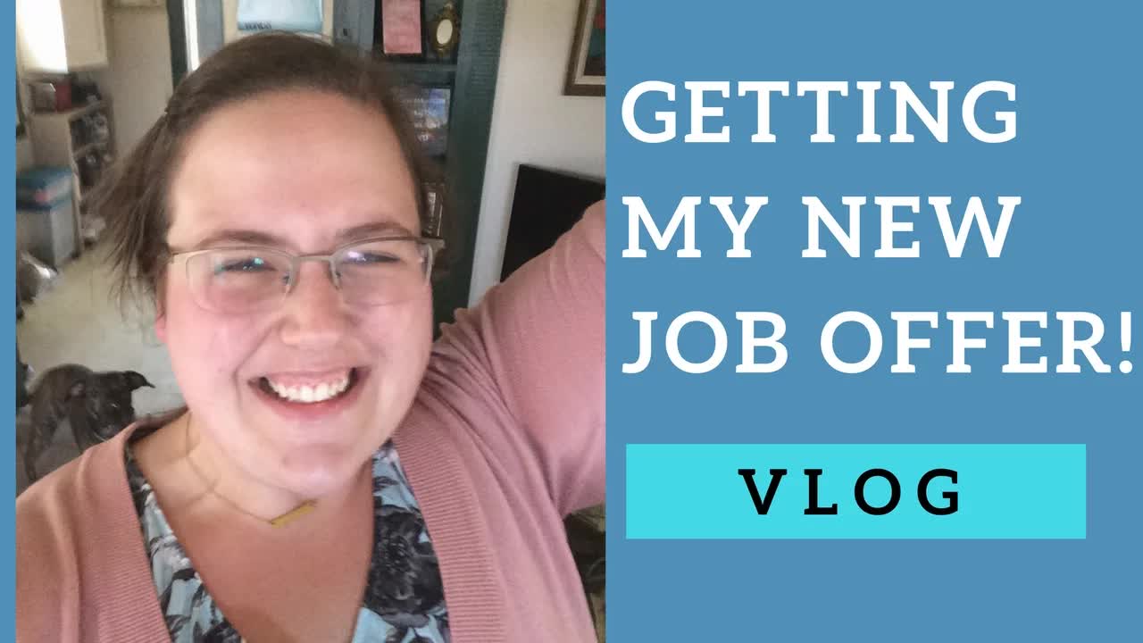 Getting my new job offer vlog - $4,286