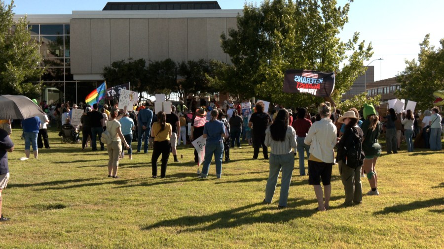 GALLERY: Abilene’s second “No Kings” protest draws large crowd