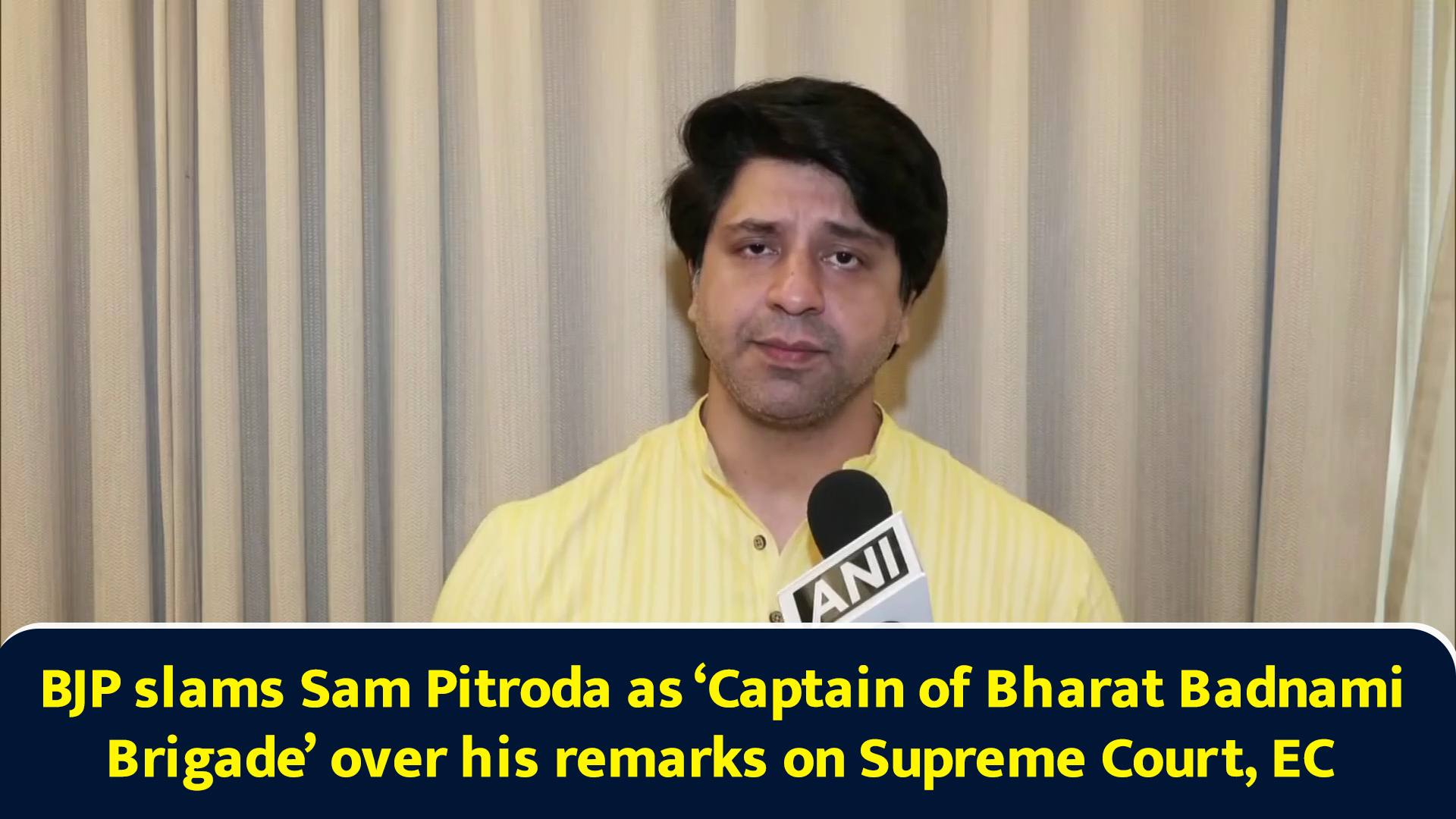 BJP slams Sam Pitroda as ‘Captain of Bharat Badnami Brigade’ over his ...