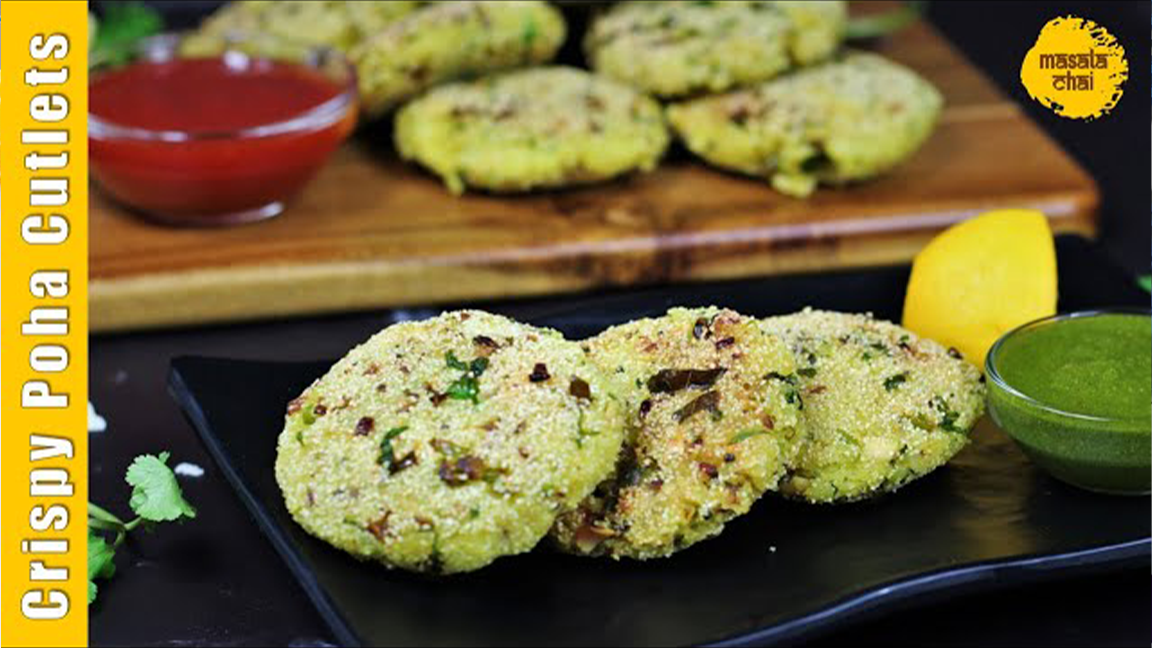 Poha Cutlet Recipe – Easy Indian Snack Perfect for Evenings or Parties