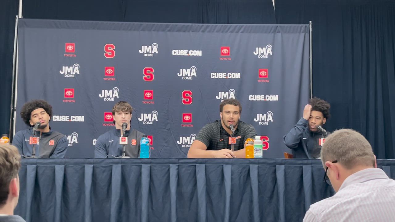 Kevin Jobity Jr. on his performance in Syracuse's loss to Pitt