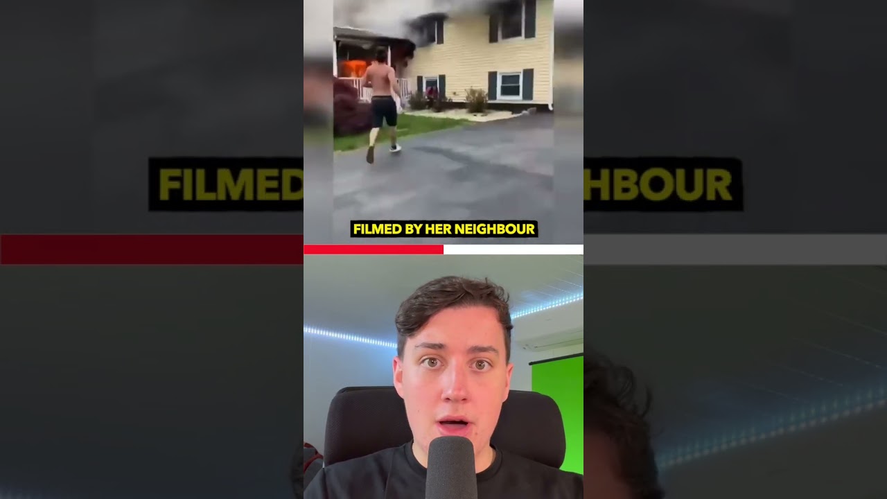 When a woman reportedly set fire to her own home