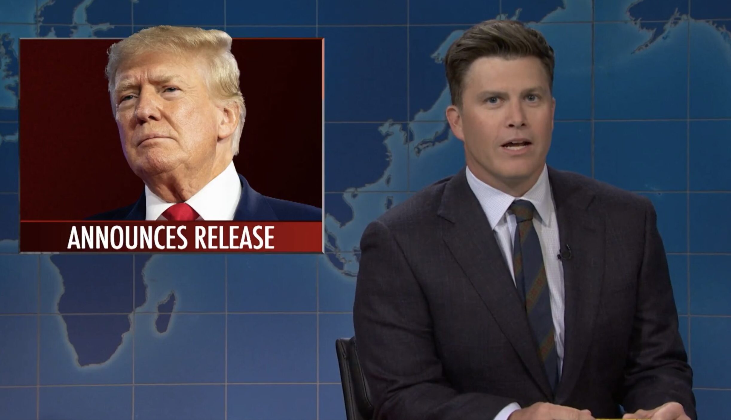 SNL Weekend Update Skewers Trump Over George Santos, John Bolton and More