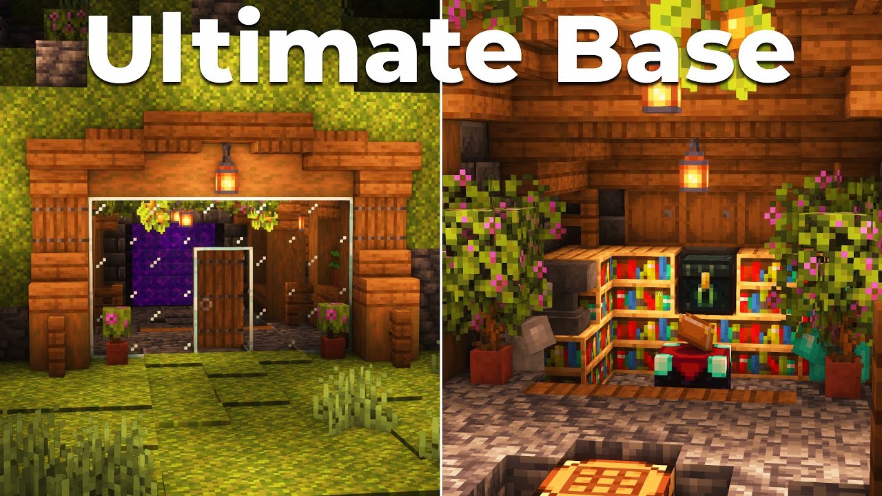 Lush Cave Base Build for Survival Mode
