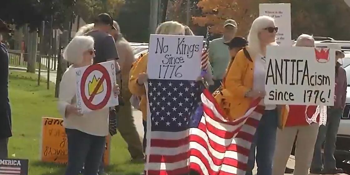 Caro residents rally in “No Kings” Protest, calling for change