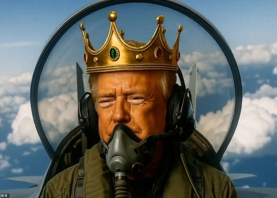 Trump shares AI video targeting 'No Kings' protesters