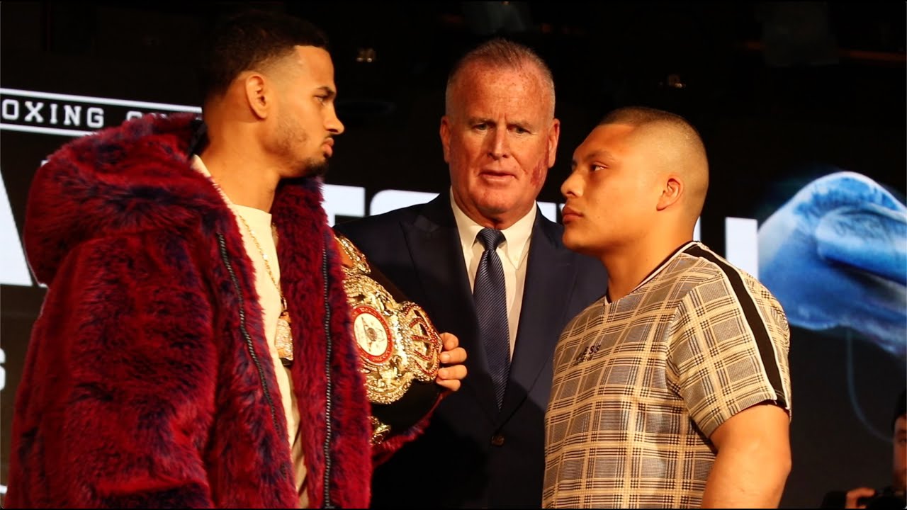 Rolando "Rolly" Romero vs Isaac "Pitbull" Cruz face off for the first ...