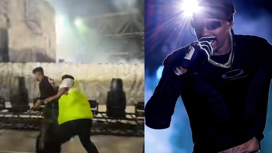 Travis Scott’s debut India concert hit by chaos as fan tries to get on ...