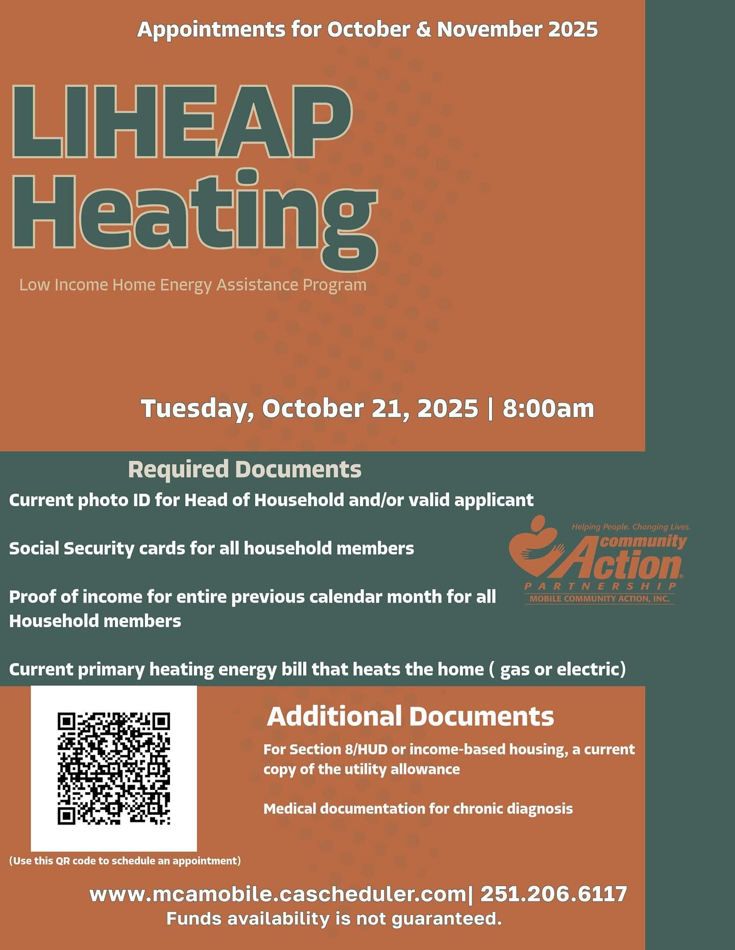 Mobile Community Action taking appointments for heating assistance