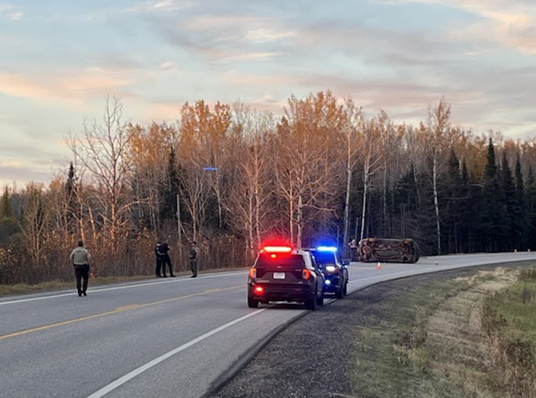 Ejection crash leaves two injured in northern Minnesota