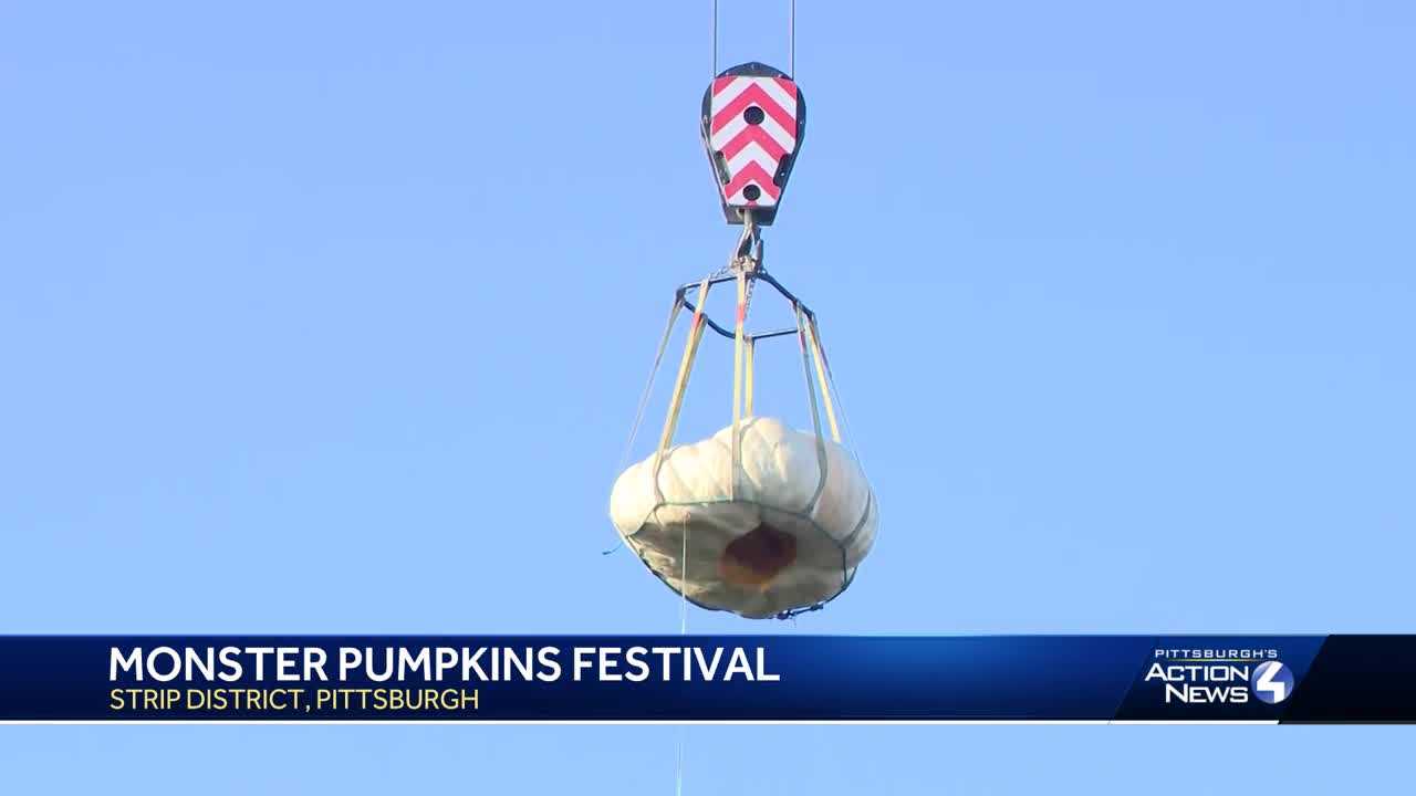 Massive pumpkin drop, explosion breaks record at Pittsburgh festival